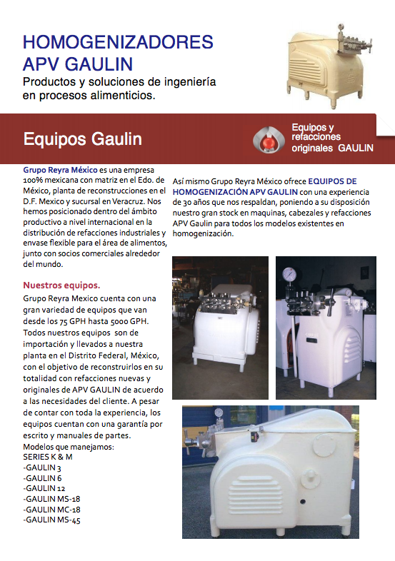 Grupo Reyra México | Gaulin